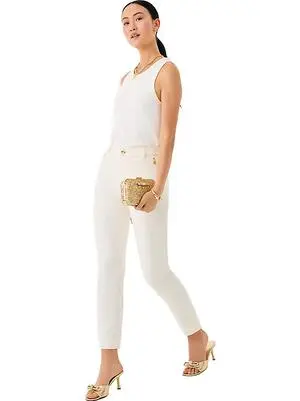 LILLY PULITZER 29' Ana High Rise Pant - Coconut