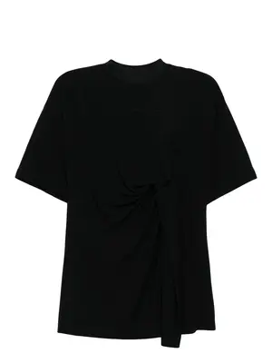 Toga High Twist Smooth Jersey T-shirt - Black