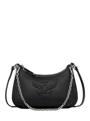 Mcm Aren Duo Hobo Black