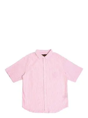 Drew House Seersucker Short Sleeve Shirt - Seersucker Pink