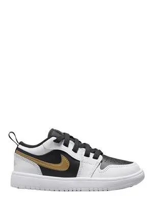 JORDAN 1 Low Alt Sneakers - White/black/metallic Gold