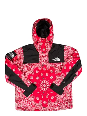 Supreme X The North Face Bandana Mountain Jacket - Red