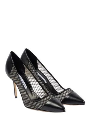 Manolo Blahnik Capcour 90 Pumps - Black