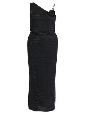 Giorgio Armani Embellished Tulle Gown - Solid Black