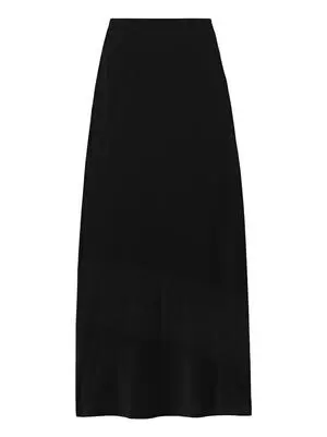 Matteau Silk Maxi Skirt - Black