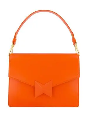 Mac Duggal Mac Duggal Leather Shoulder Bag Sunset