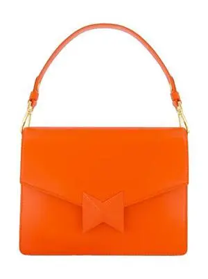 Mac Duggal Mac Duggal Leather Shoulder Bag Sunset