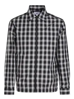 Dunhill Checked Cottonpoplin Shirt - Black
