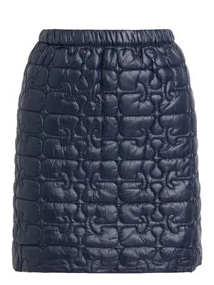 GANNI GANNI Quilted Shell Mini Skirt