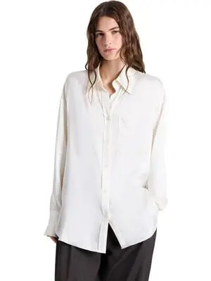 TWP Big Joe Shirt In Washed Silk Organza