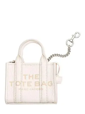 Marc Jacobs The Nano Tote Charm Cotton/silver