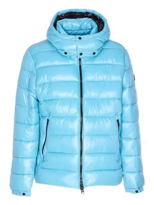 SAVE THE DUCK Down Jacket With Removable Hood - Blue