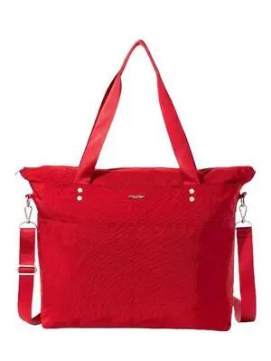 BAGGALLINI Carryall Laptop Tote Bag Crimson Red