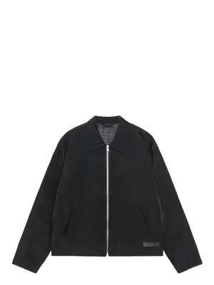 StÜssy Short Sleeve Link Nylon Club Jacket - Black
