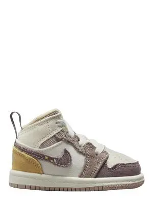 JORDAN 1 Mid Se Craft Sneakers - Sail/fossil Stone/celestial Gold