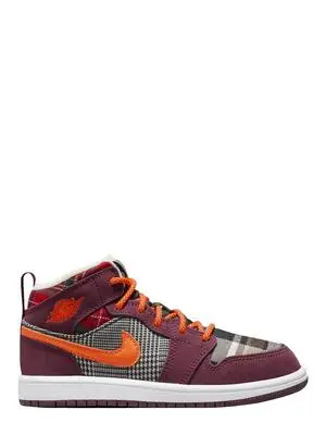 JORDAN Jordan 1 Mid SE Sneakers Night Maroon/black/white
