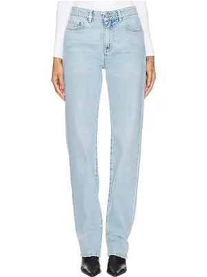 ICON DENIM LA Skye Straight Leg Jeans - Denim Light