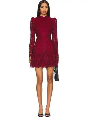 Yumi Kim Robyn Mini Dress - Burgundy