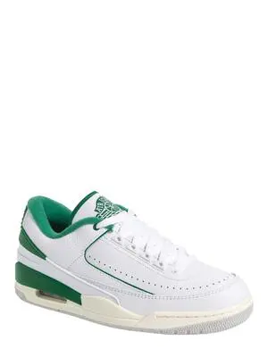 JORDAN Jordan 2/3 Low Top Sneaker White/pine Green/sail
