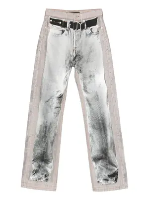 Y/project Trompe L'oeil Denim Jeans - Grey