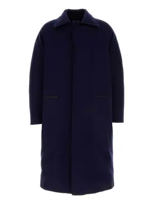 Zegna Wool And Cashmere Coat - Blue