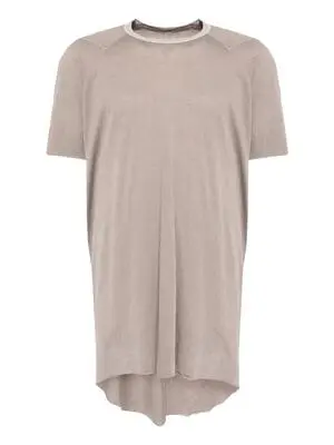 Boris Bidjan Saberi Round Neck Longline T-shirt - Grey