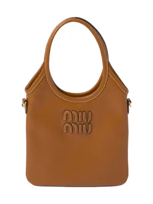 Miu Miu Ivy Tote Bag - Brown