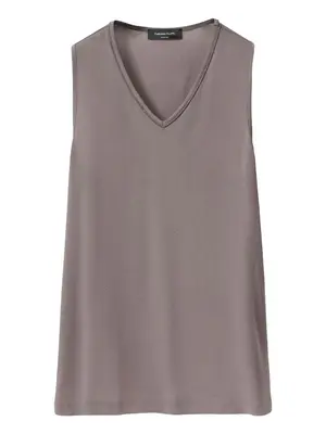Fabiana Filippi Sablé Vest - Grey