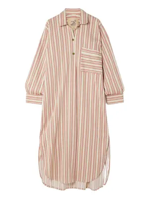 Thank You Have A Good Day Hutton Striped Tunic - Pink