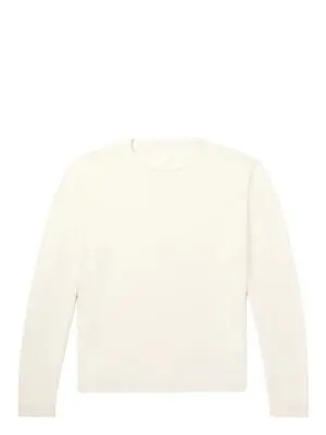 STOFFA Cashmere T-shirt - Neutrals