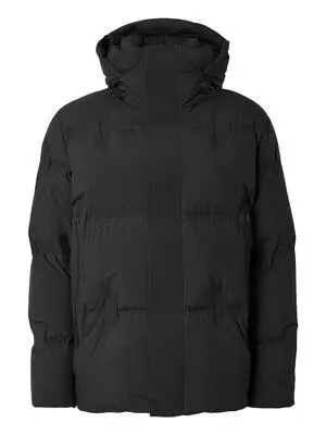 Zegna Quilted Nylon Hooded Down Ski Jacket - Black