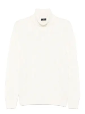 BARBA NAPOLI Cable-knit Sweater - Neutrals