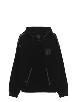 Givenchy 4g-motif Hoodie - Black