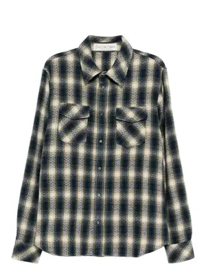 GOD'S TRUE CASHMERE Tartan Check Shirt - Green
