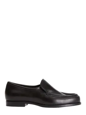 Fabiana Filippi Leather Loafers - Black