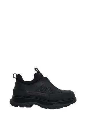 Alexander McQueen Tread Slick Zip-up Sneakers - Black