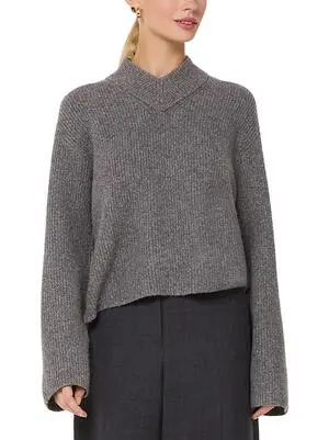 Whistles V-neck Sweater - Grey