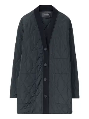Fabiana Filippi Taffeta Shirt Jacket - Black