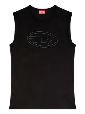 DIESEL Bisco-bigoval Tank Top - Black