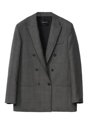 Fabiana Filippi Glen Prince Of Wales Blazer - Grey