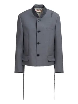 Marni Virgin Wool Jacket - Grey