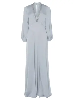 TEMPERLEY LONDON Nina Maxi Dress - Grey
