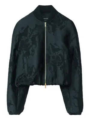 Fabiana Filippi Jacquard Bomber Jacket - Black