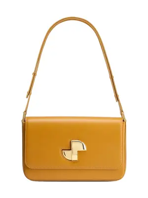 Patou Le Lock Shoulder Bag - Gold