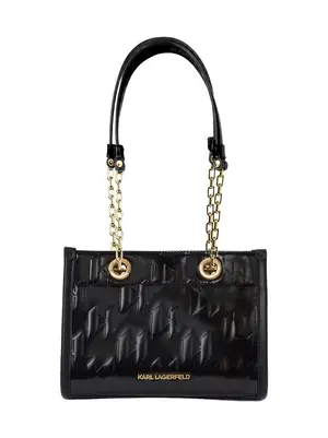 Karl Lagerfeld Small K/skuare Tote Bag - Black