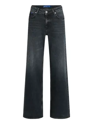 Karl Lagerfeld Mid-rise Relaxed Jeans - Blue