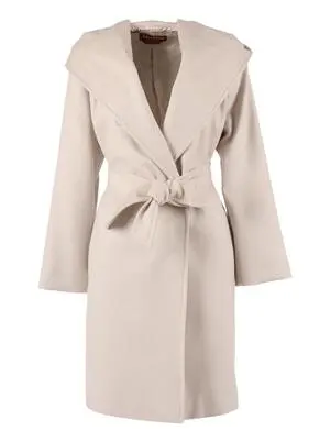 MAX MARA STUDIO Virgin Wool Coat - Beige