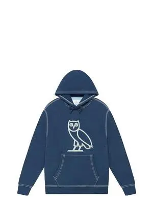 OVO Indigo-dyed Og Hooded Sweatshirt - Washed Indigo
