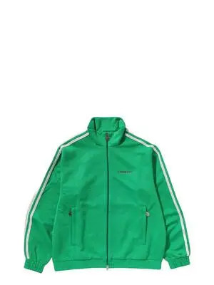 BAPE Line Camo Jacquard Bathing Ape Logo Relaxed Fit Track Jacket - Green