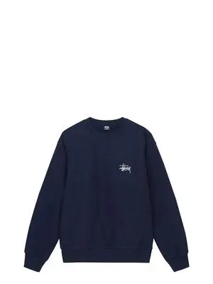 StÜssy Basic Crew 'navy - Blue